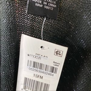 Cejon | Accessories | Cejon Metallic Pointelle Border Wrap | Poshmark